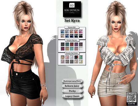 Second Life Marketplace - ..::B2K Design::..Set Kyra - ADD